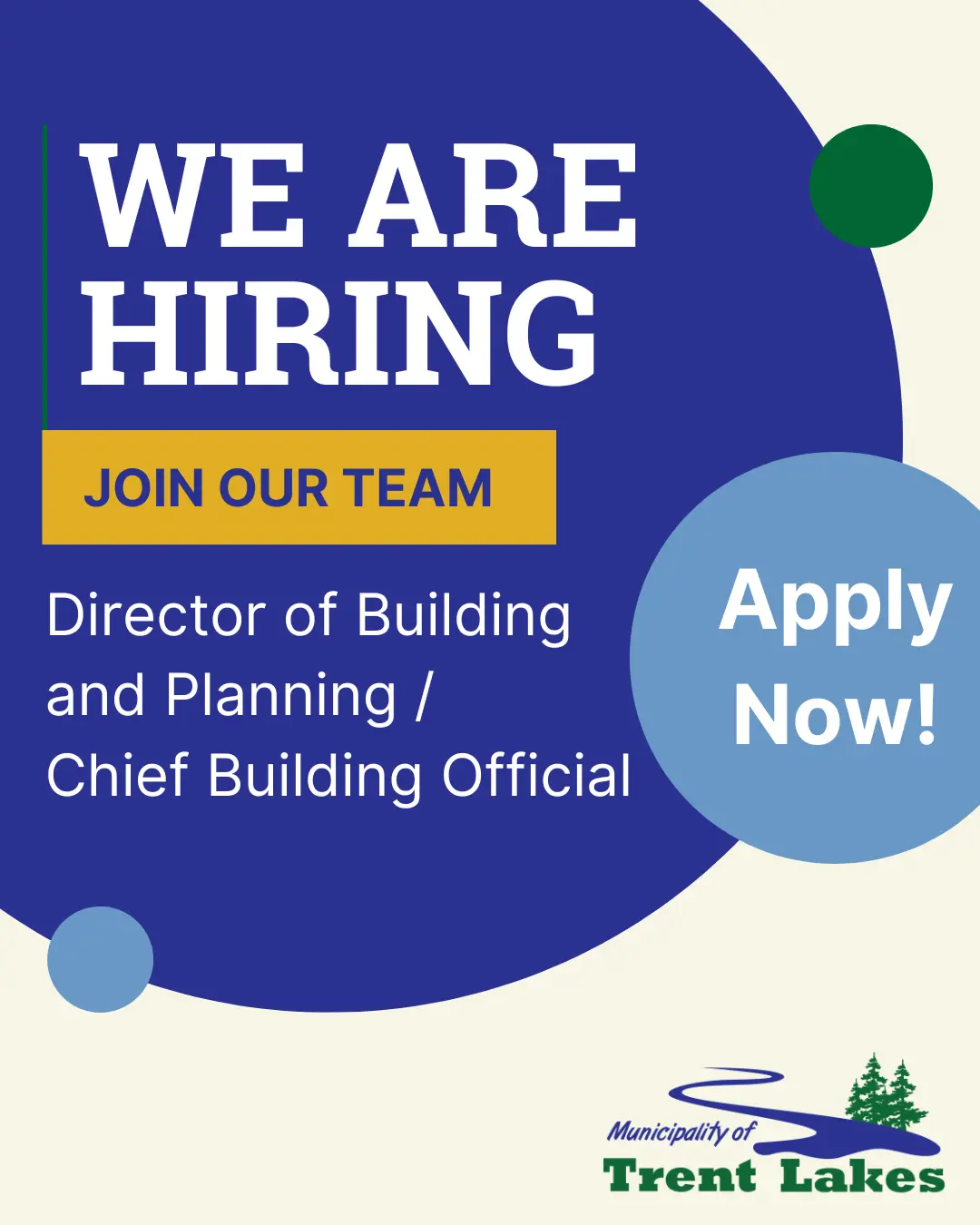 Now Hiring: Director of Building and Planning/Chief Building Official